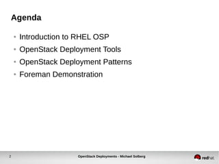 Red Hat OpenStack Deployment | ODP