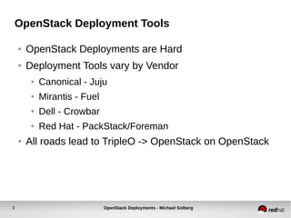 Red Hat OpenStack Deployment | PPT