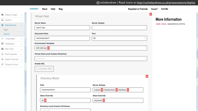 ConFoo 2016: Development to Deployment | PPT