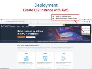 Deployment of EC2 Instance to Amazon Web Services | PDF | Cloud Computing | Internet