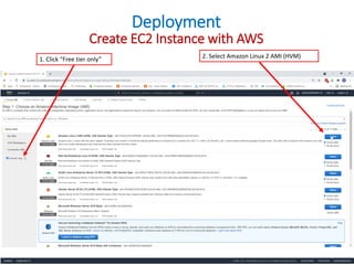 Deployment of EC2 Instance to Amazon Web Services | PDF | Cloud Computing | Internet