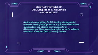 deployment and release management for IT/CS | PPT