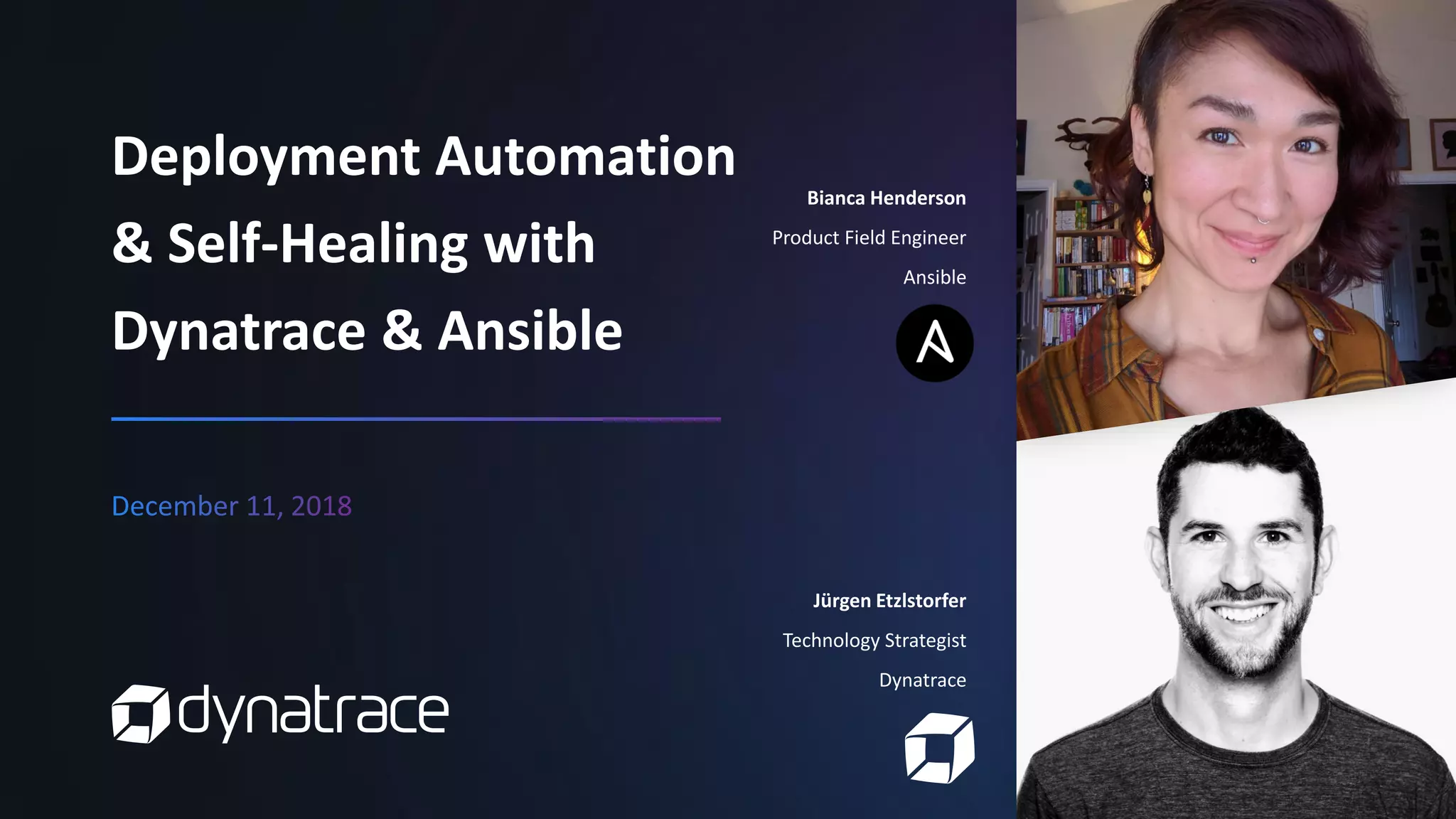Deployment Automation And Self Healing With Dynatrace And Ansible Ppt