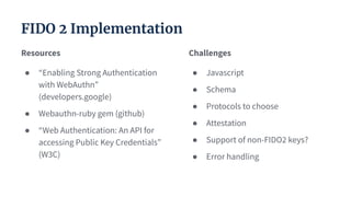 Deployment Case Study: Login.gov & FIDO2 | PDF