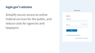 Deployment Case Study: Login.gov & FIDO2 | PDF