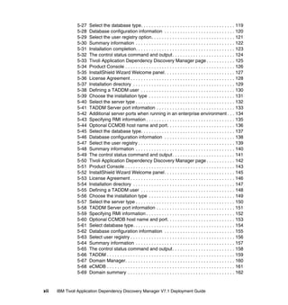 Deployment guide series ibm tivoli application dependency discovery manager v7.1 sg247616 | PDF