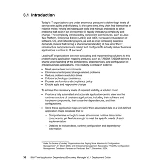 Deployment guide series ibm tivoli application dependency discovery manager v7.1 sg247616 | PDF