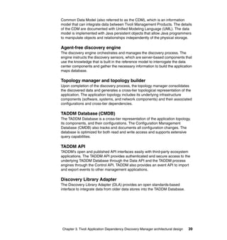 Deployment guide series ibm tivoli application dependency discovery manager v7.1 sg247616 | PDF