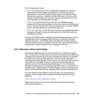 Deployment guide series ibm tivoli application dependency discovery manager v7.1 sg247616 | PDF