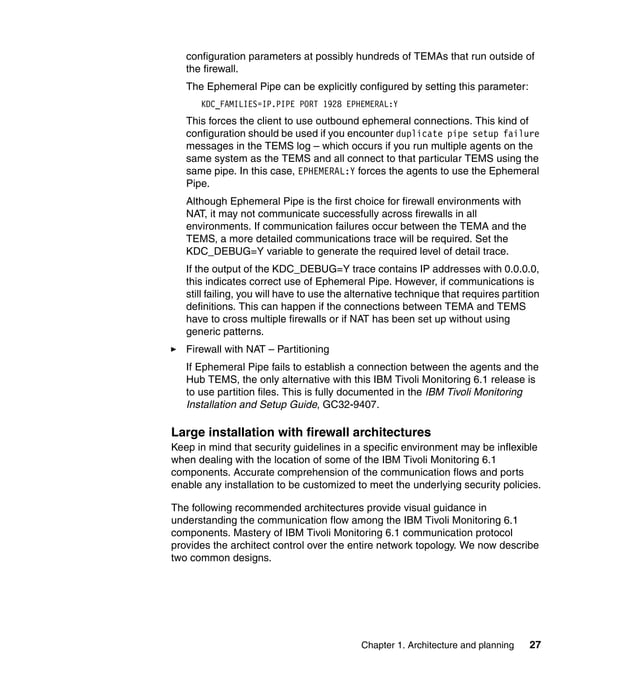 Deployment guide series ibm tivoli monitoring 6.1 sg247188 | PDF