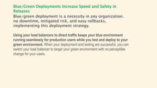 Deployment model Blue Green deployment | PPTX