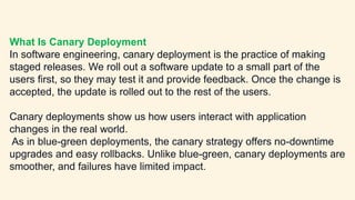 Deployment model Canary deployment | PPTX