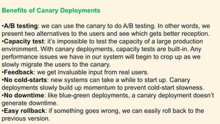 Deployment model Canary deployment | PPTX