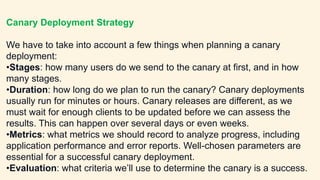 Deployment model Canary deployment | PPTX