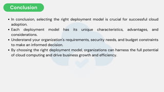 Deployment Models in Cloud Computing | PDF