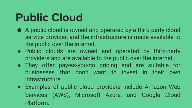 Deployment Models of Cloud Computing.pptx | Cloud Computing | Internet