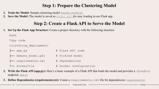 End-to-End ML Models Deployment Tutorial | PPTX