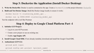 End-to-End ML Models Deployment Tutorial | PPTX