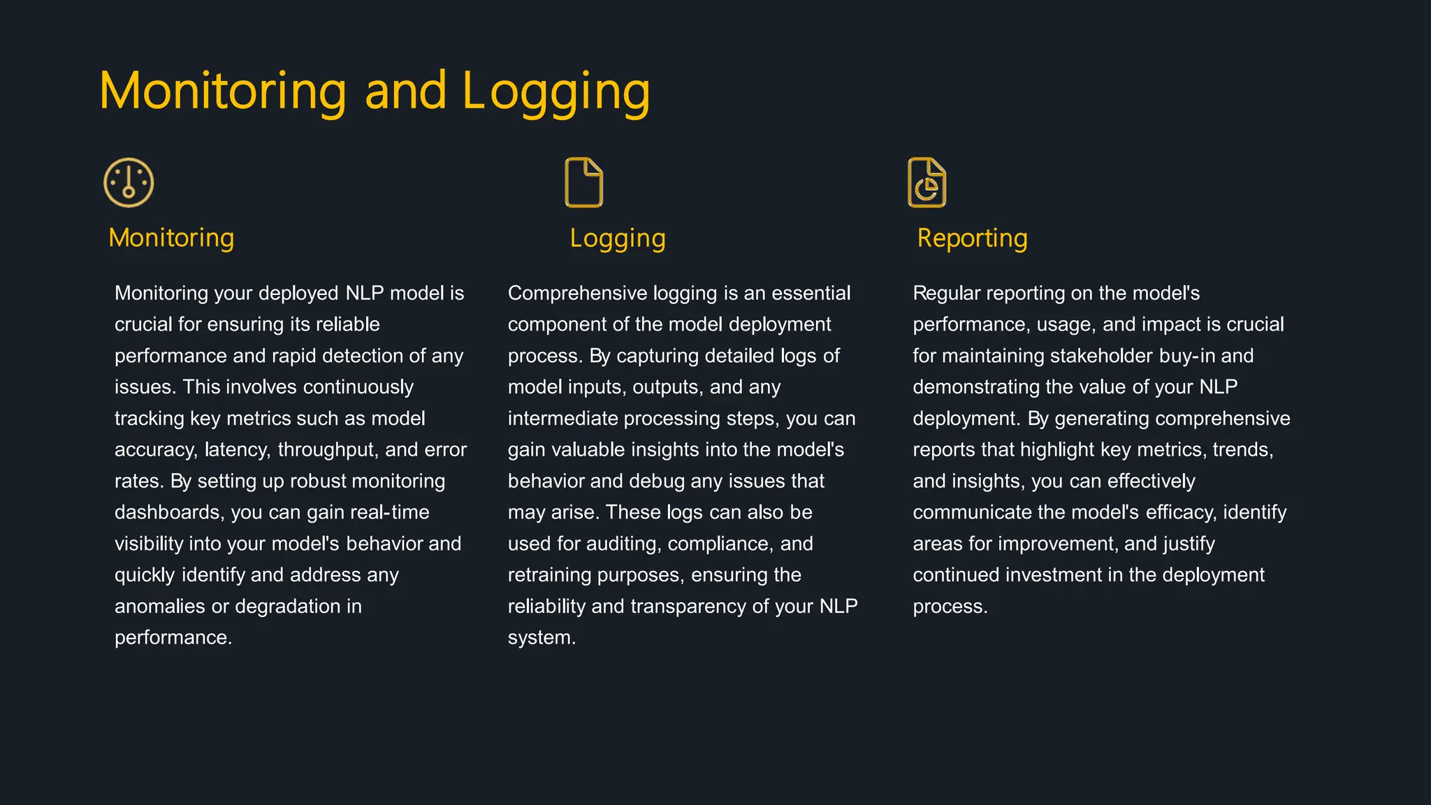 Deployment of NLP Model and various types | PPT