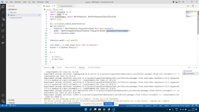 Deployment of NLP Model and various types | PPT