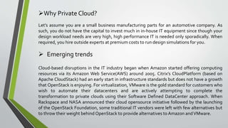 Deployment of private cloud infrastructure copy | PPT