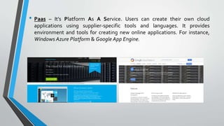 Deployment of private cloud infrastructure copy | PPT