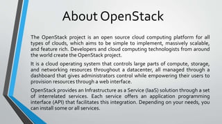 Deployment of private cloud infrastructure. | PPT