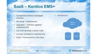 Deployment options for Kentico CMS on Windows Azure | PPT