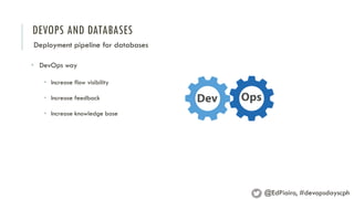 Deployment pipeline for databases | PDF