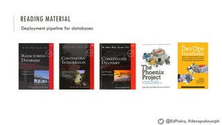 Deployment pipeline for databases | PDF