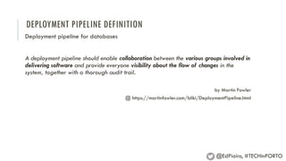 Deployment pipeline for databases | PPT