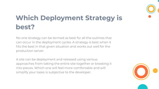 Executing Deployment & Release Strategies | PPT