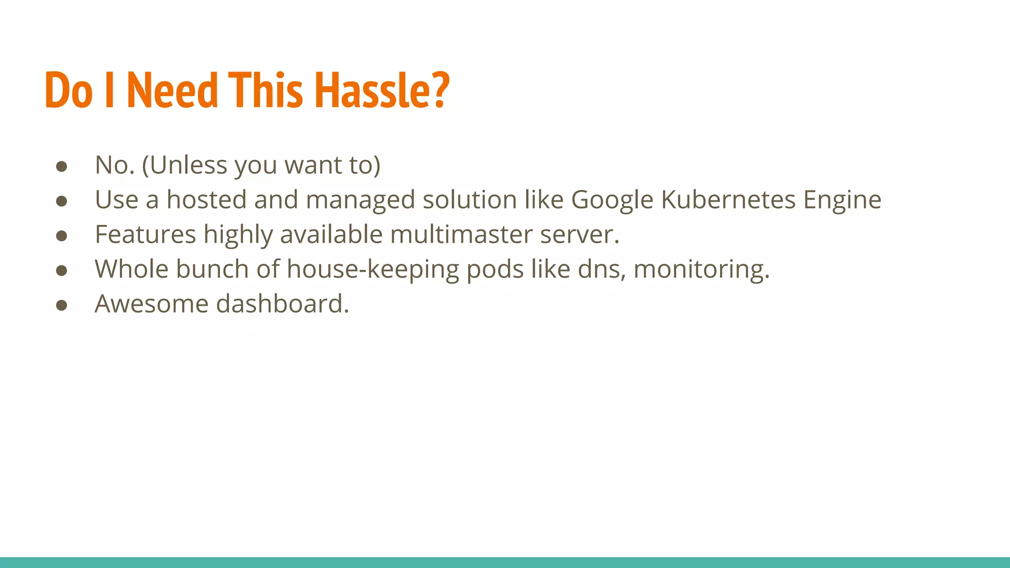 Intro to GKE and app deployment with Kubernetes | PPT