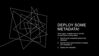 Deployments with VS Code and Salesforce CLI | PPT