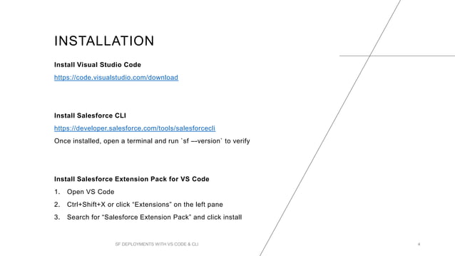 Deployments with VS Code and Salesforce CLI | PPT