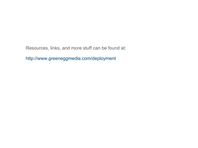 Deployment with ExpressionEngine | PPT
