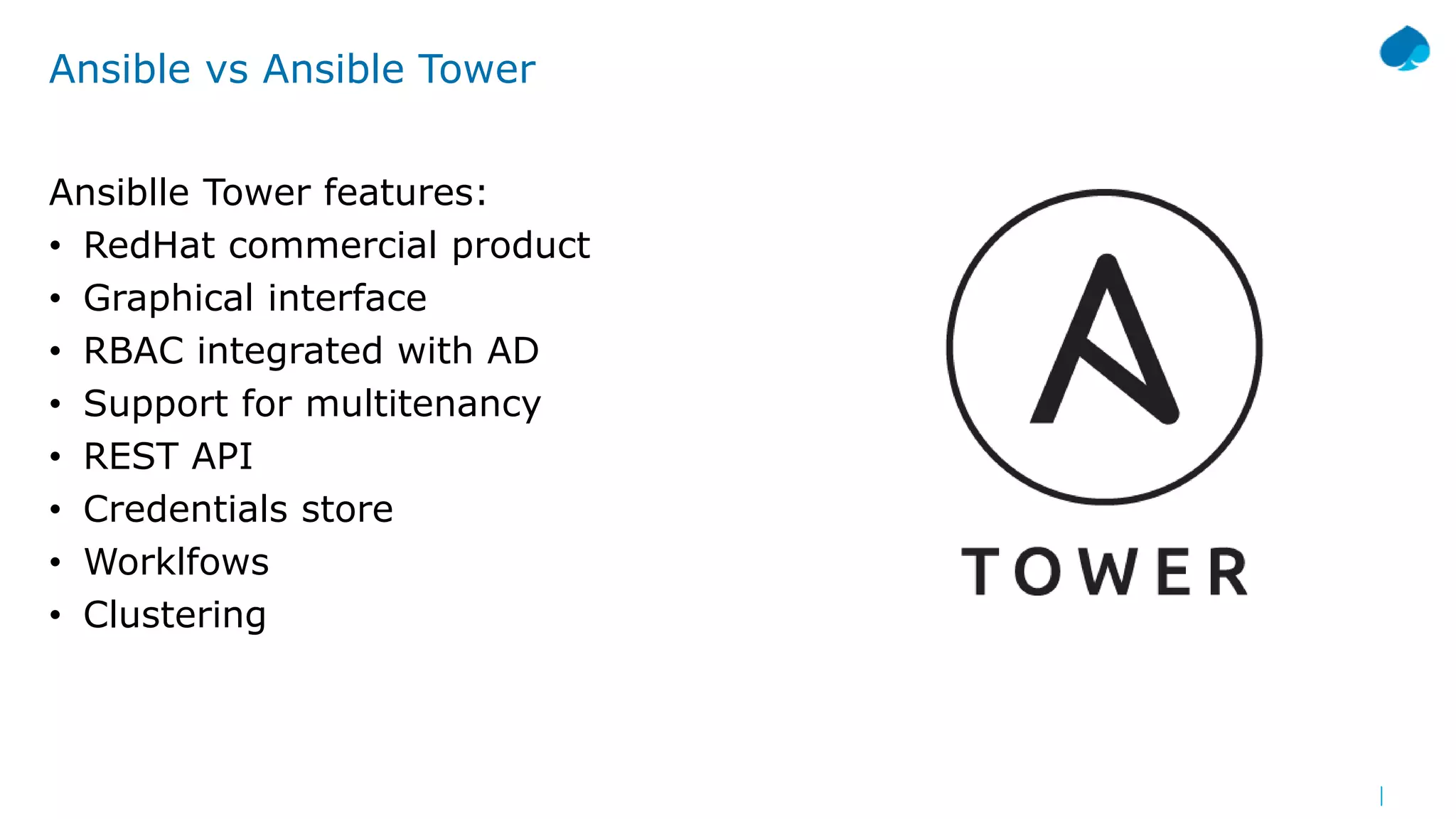 Deployment with Ansible Tower, management with Scalr | PPT