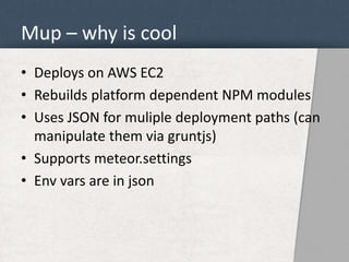 Deploy meteor in production | PPT