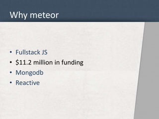 Deploy meteor in production | PPT