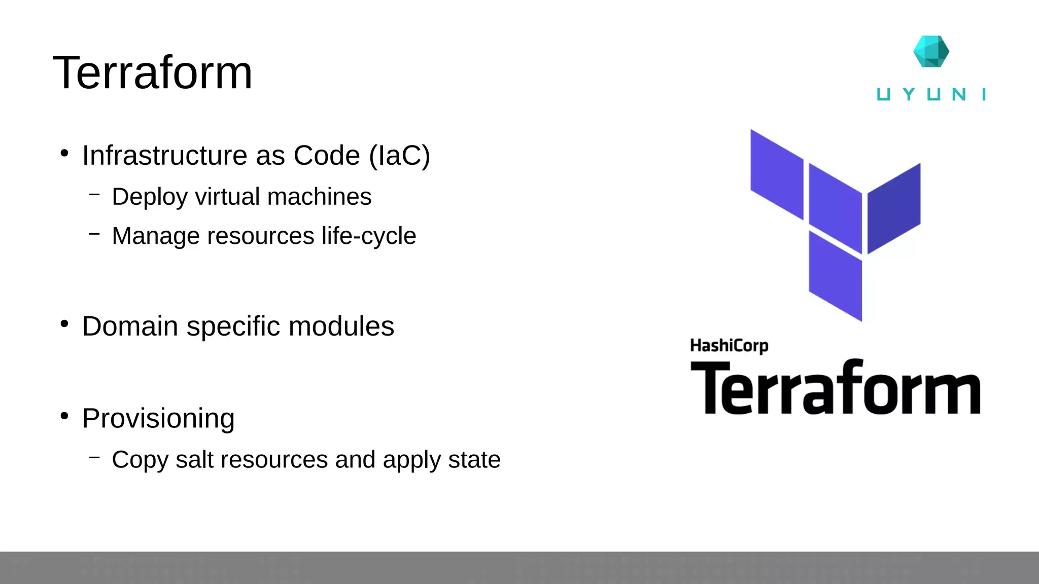 Deploying Uyuni with Sumaform | PPT