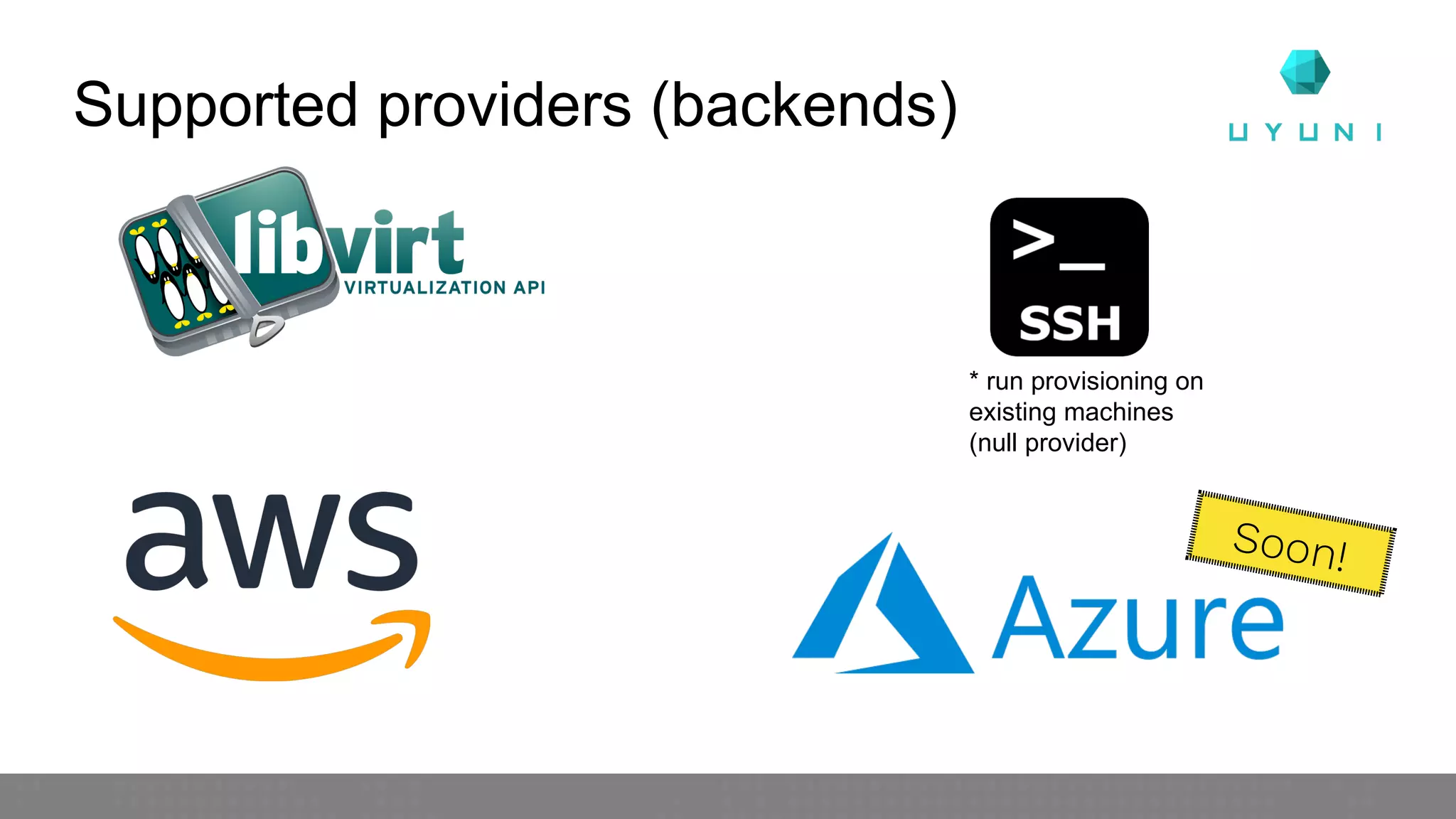 Deploying Uyuni with Sumaform | PPT
