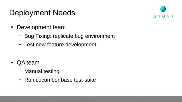 Deploying Uyuni with Sumaform | PPT