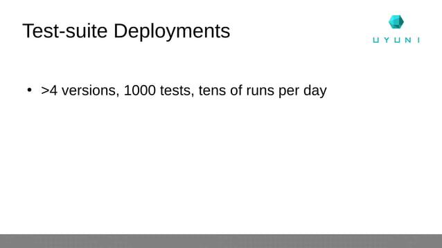 Deploying Uyuni with Sumaform | PPT