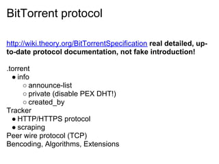 Deploy your own P2P network | PPT