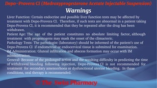 Depo-Provera CI (Medroxyprogesterone Acetate Injectable Suspension) | PDF
