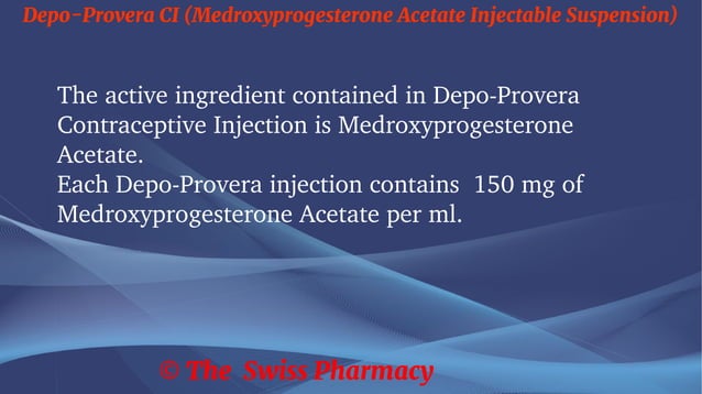 Depo-Provera CI (Medroxyprogesterone Acetate Injectable Suspension ...