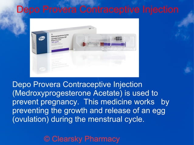 Depo Provera Contraceptive Injection | ODP | Pregnancy | Reproductive ...