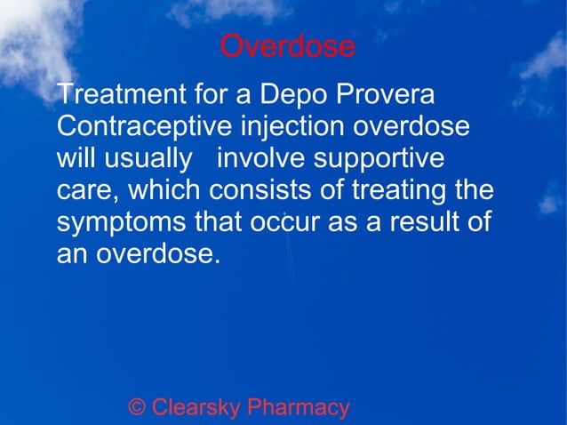 Depo Provera Contraceptive Injection | ODP | Pregnancy | Reproductive ...