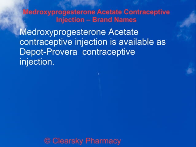 Depo Provera Contraceptive Injection | ODP | Pregnancy | Reproductive ...