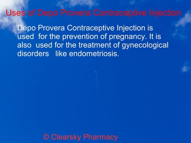 Depo Provera Contraceptive Injection | ODP | Pregnancy | Reproductive ...